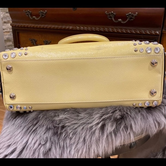 Prada | Bags | Rare Prada Saffiano Leather Lux Pyramid Bag | Poshmark